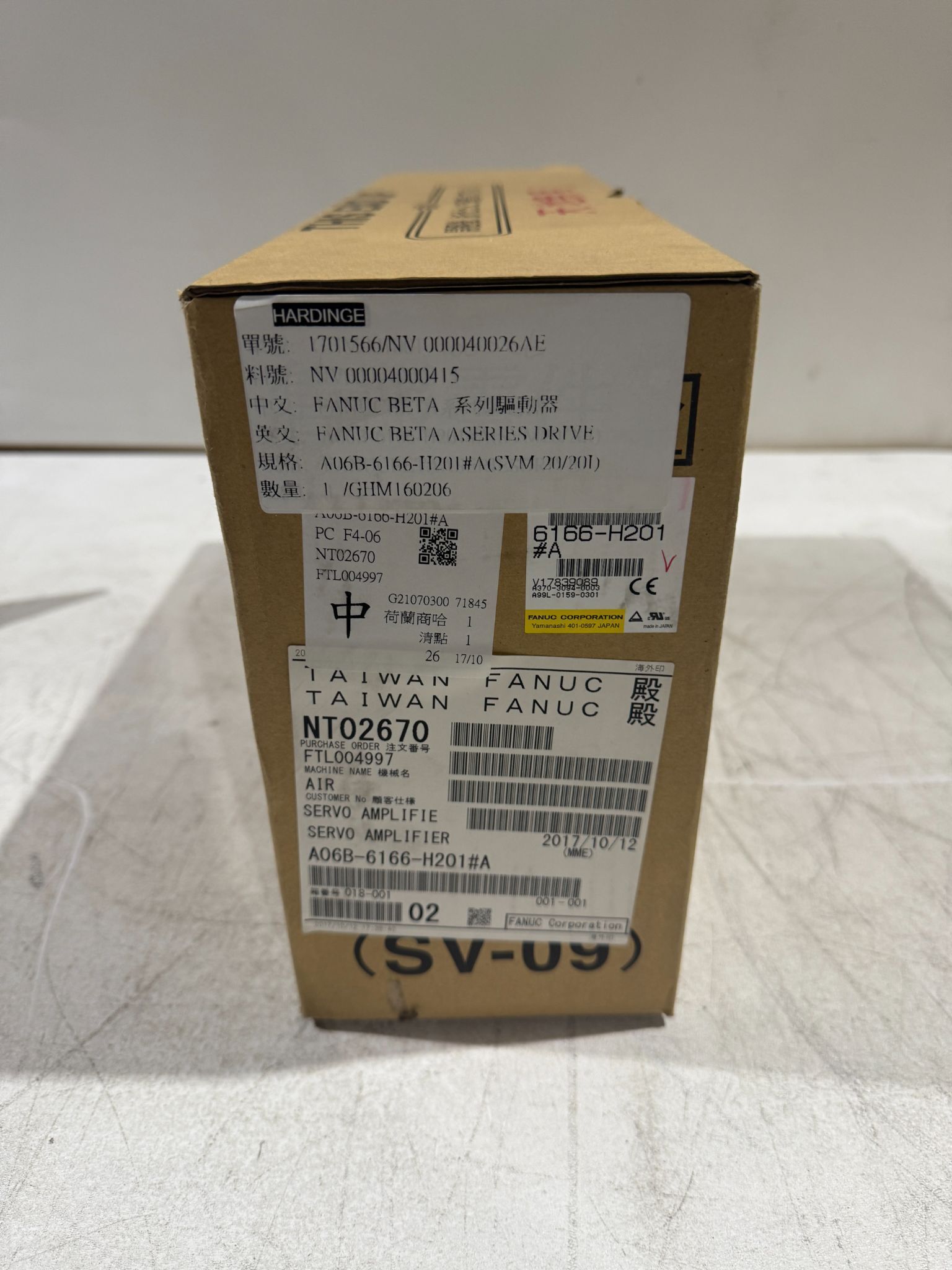 New FANUC A06B-6166-H201#A Servo Drives and Amplifiers IGAM0450053
