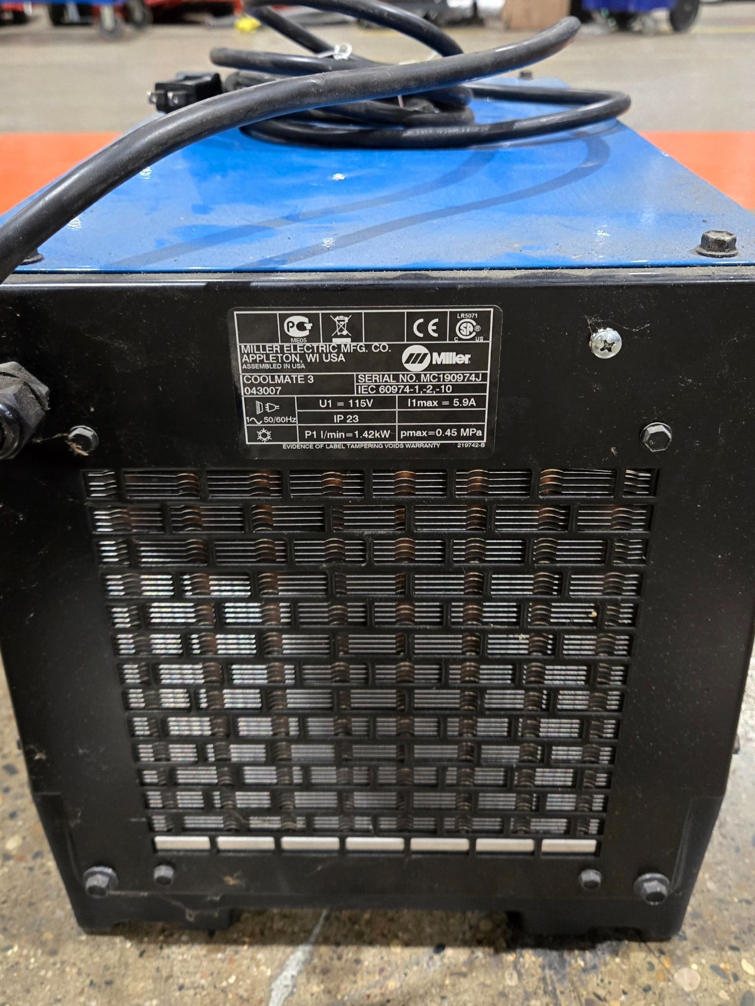 Used MILLER COOLMATE 3 Welders IGAM1670011