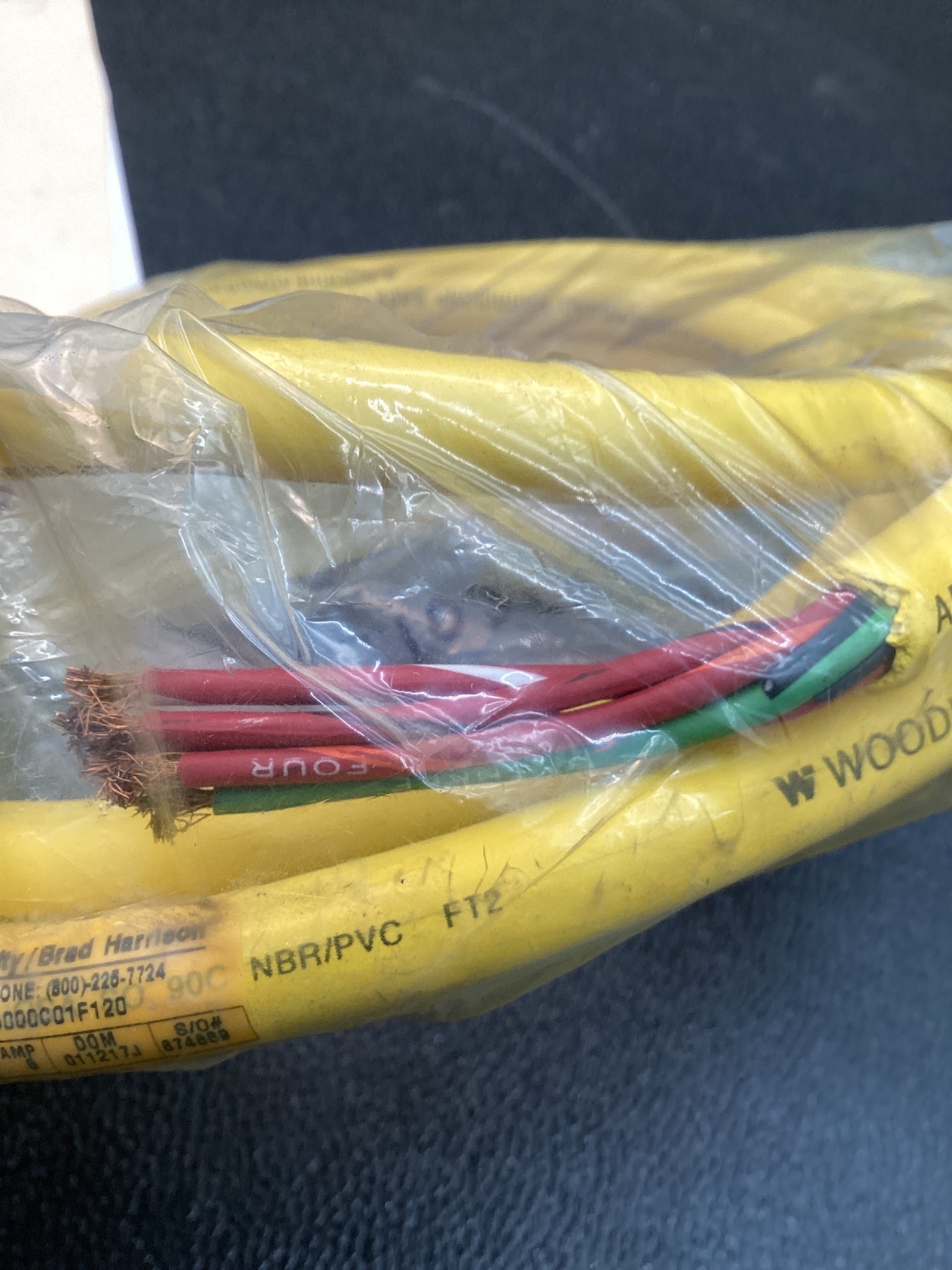 Used WOODHEAD 106000C01F120 Cables IGAM1370031