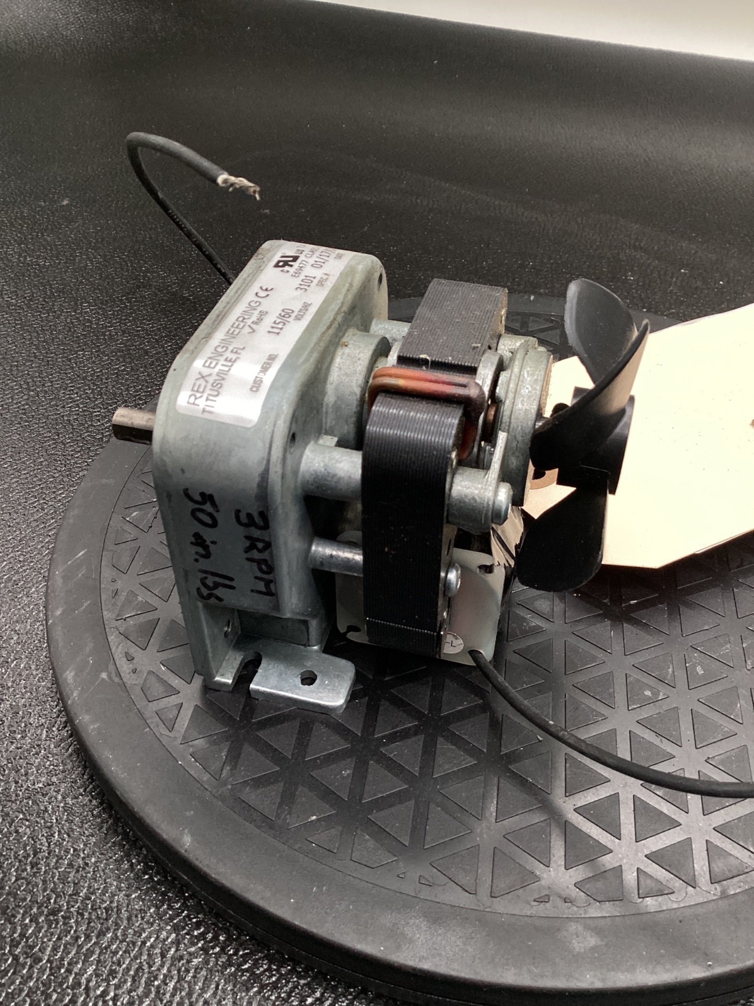 Used REX ENGINEERING E69477 AC Motors IGAM2080124