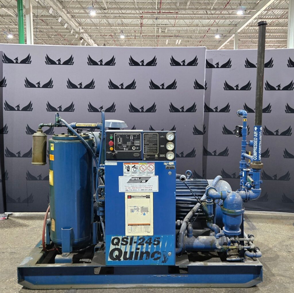 Used QUINCY QSI-245 Rotary Screw & Sliding Vane Air Compressors IGAM0101001